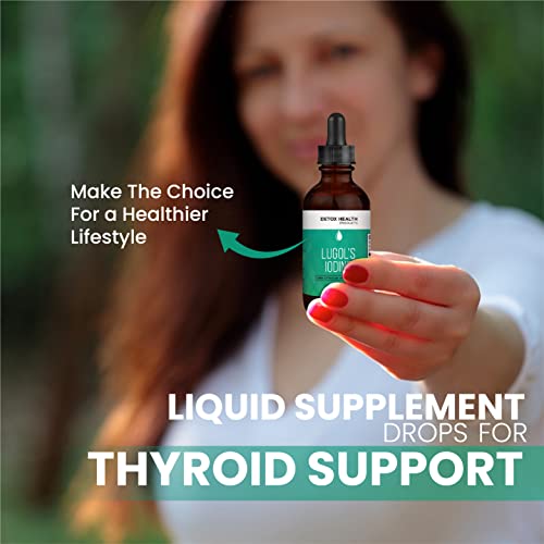 Iodine drops for enhanced metabolism