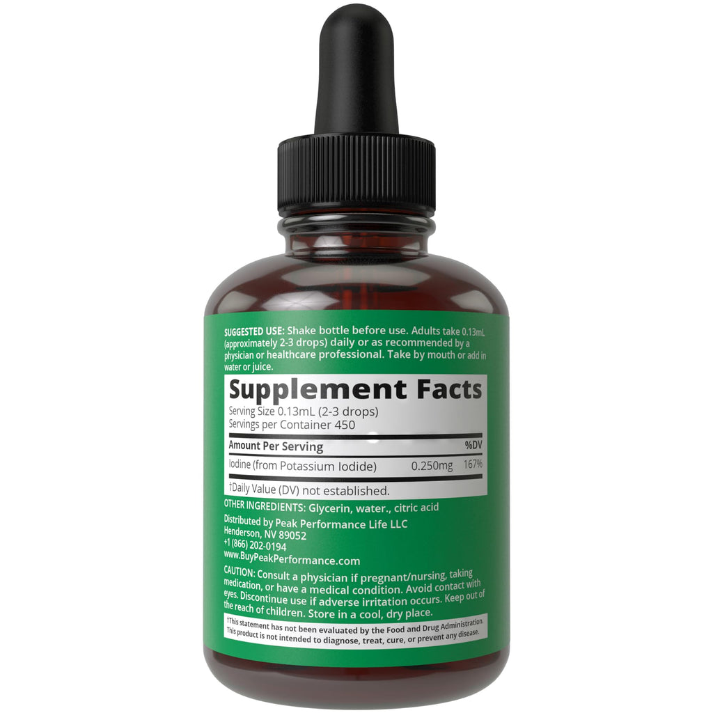 iodine drops for enhanced wellness