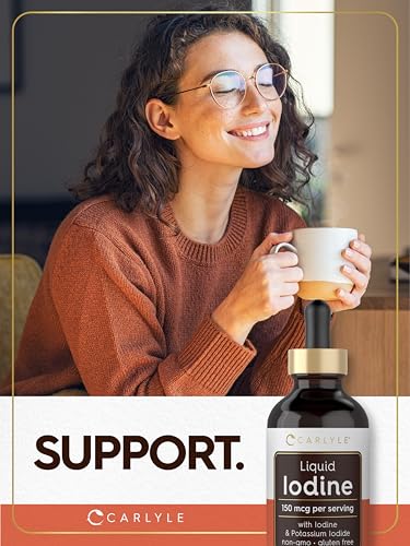 Iodine drops for healthy metabolism