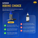 Iodine drops for healthy metabolism