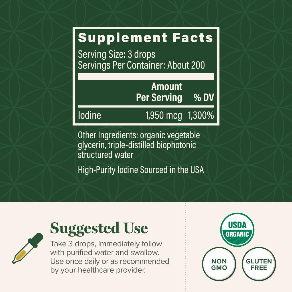 iodine drops for natural detox cleanse