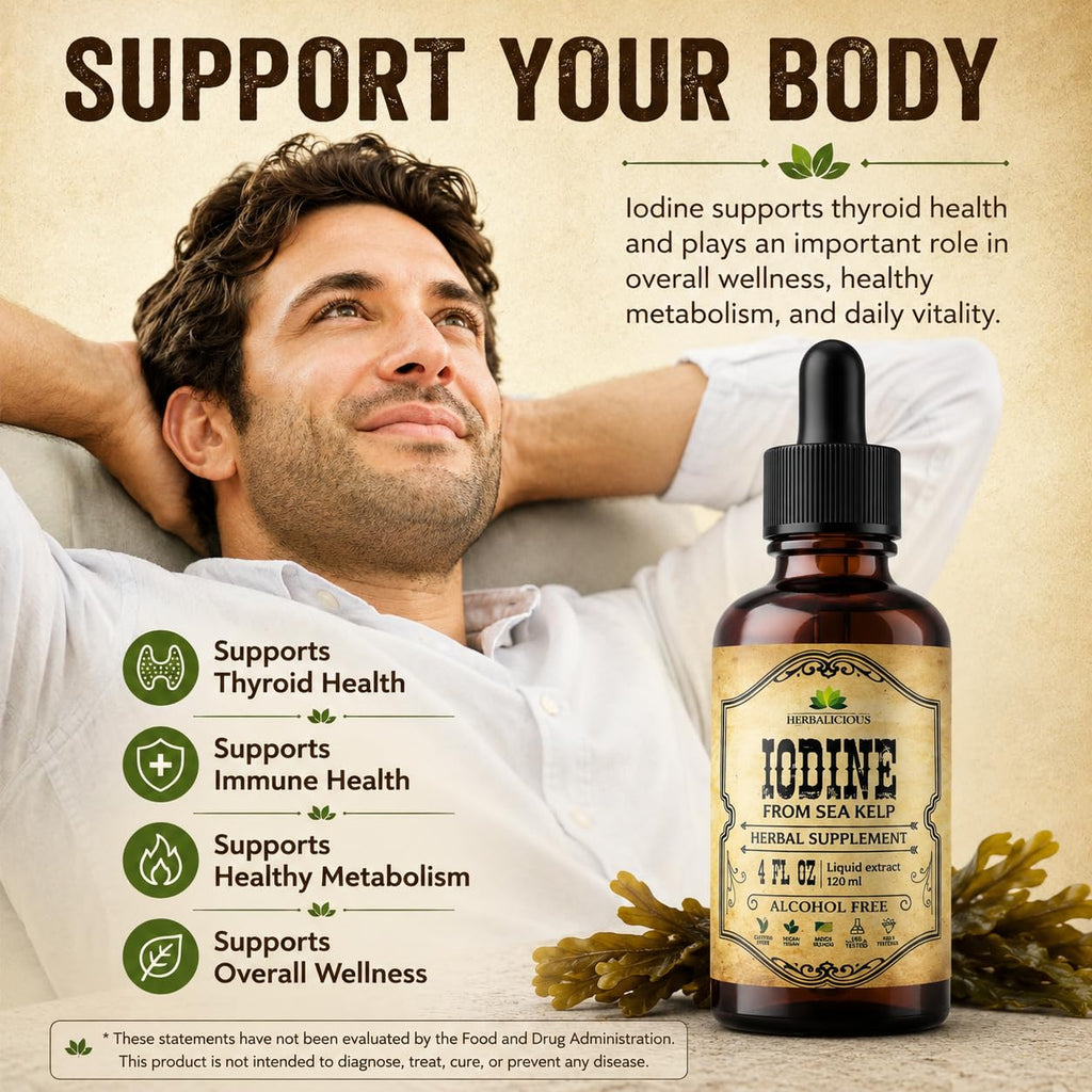 iodine drops for thyroid support