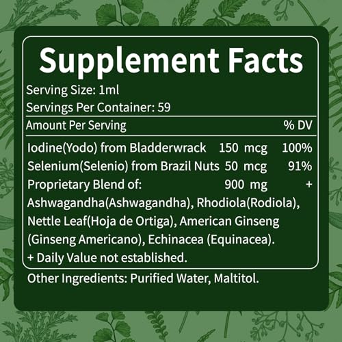 iodine drops with nettle leaf benefits
