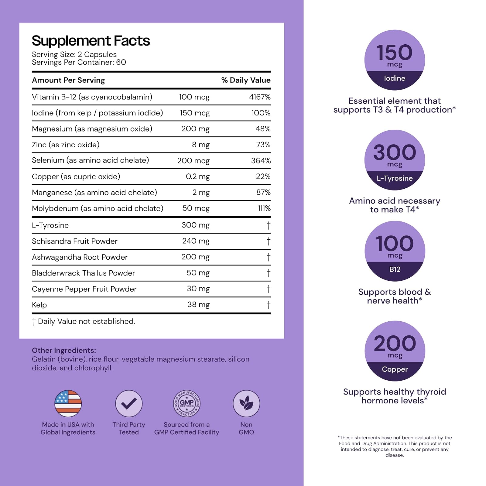 iodine enriched thyroid health supplement