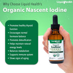 Iodine liquid drops for energy