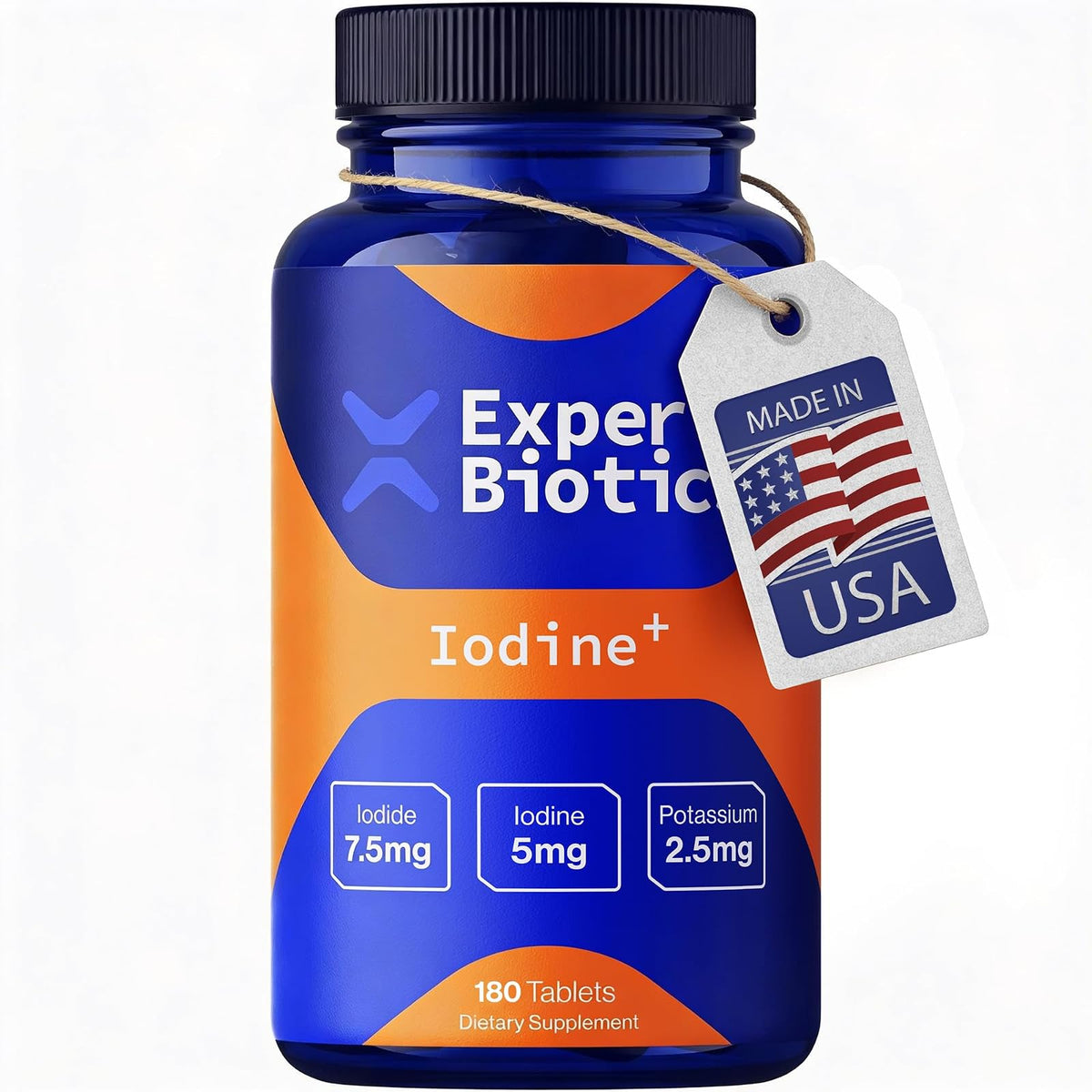 Iodine potassium iodide supplement tablets