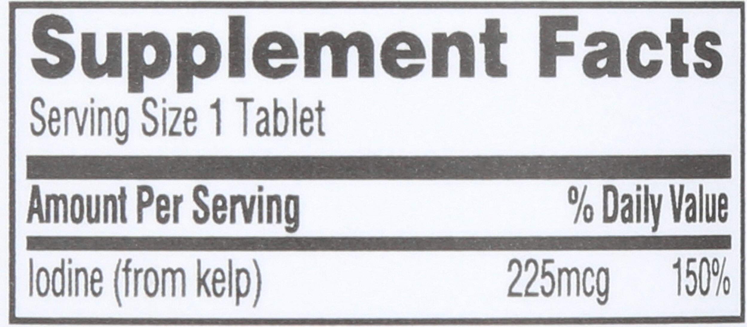 Iodine-rich kelp for thyroid support