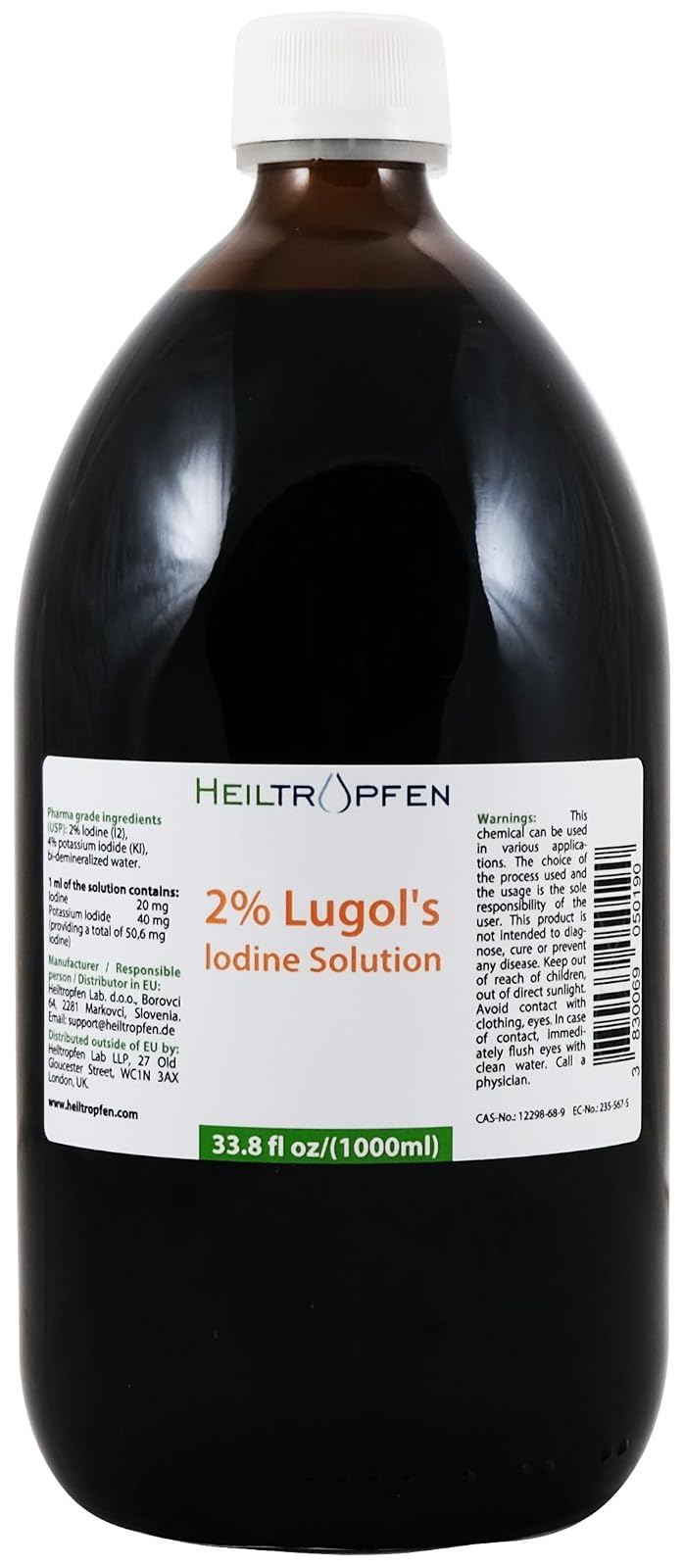 Iodine solution for immune support