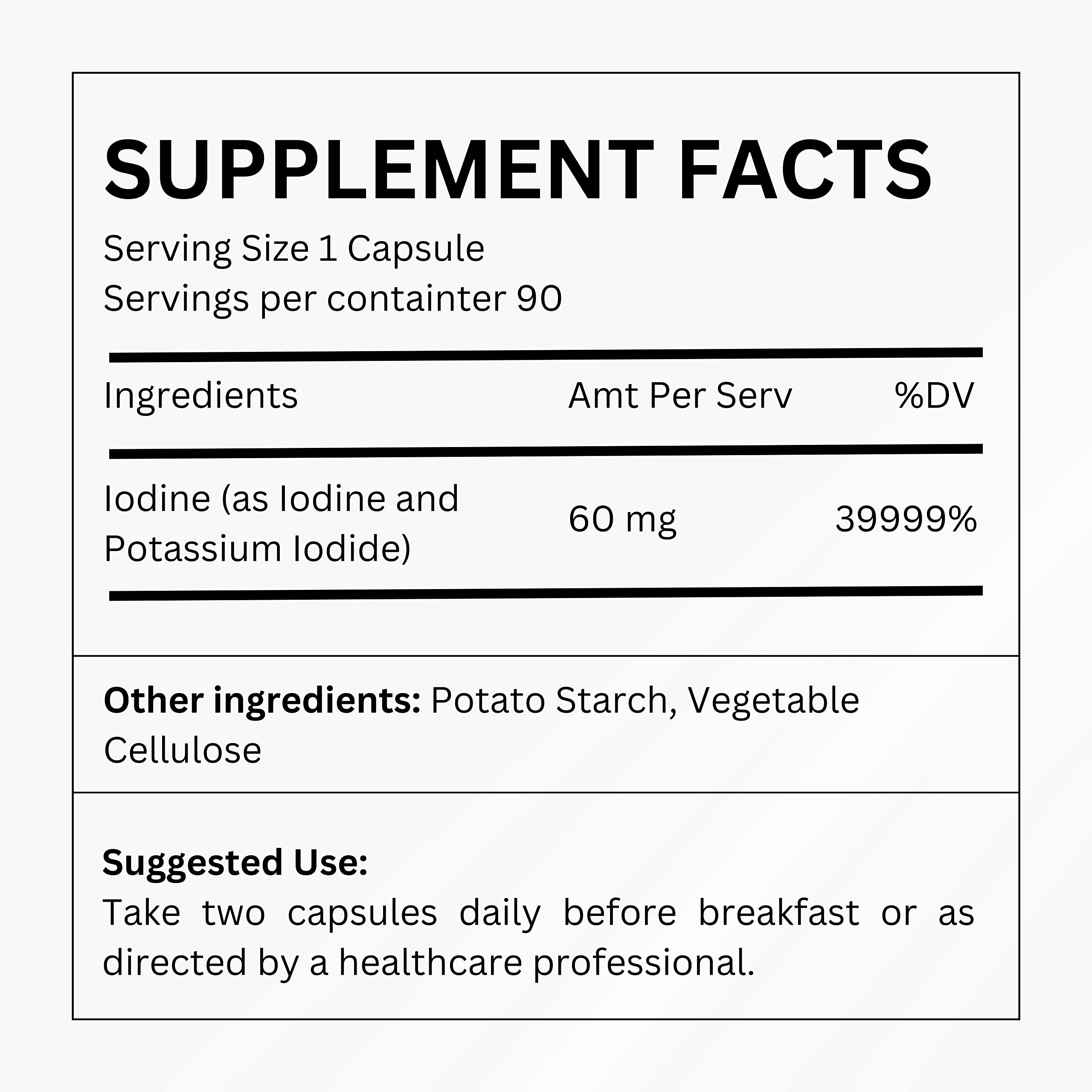 iodine supplement for overall vitality