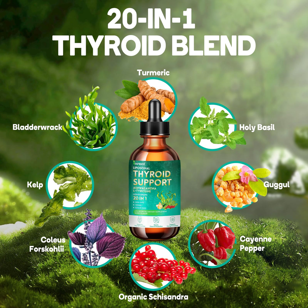 Iodine supplement for thyroid health