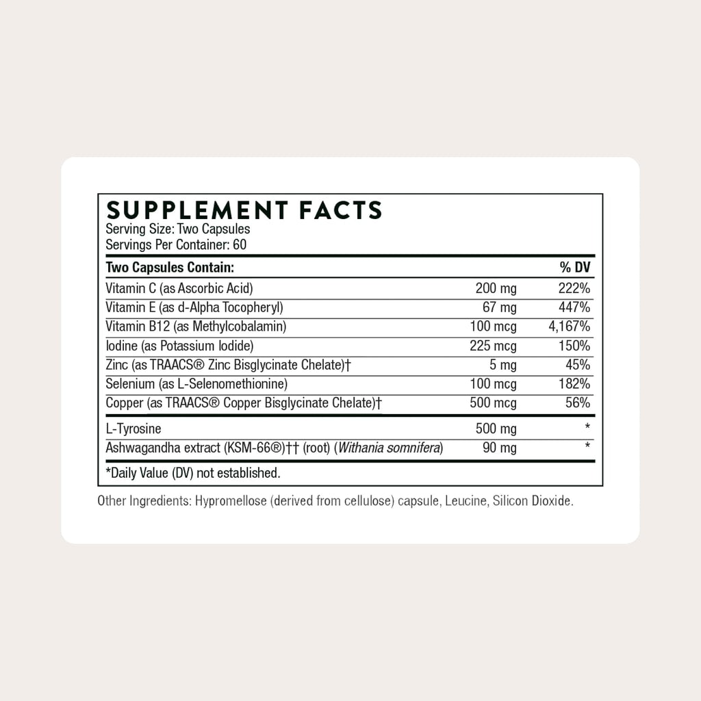 iodine supplement for thyroid support