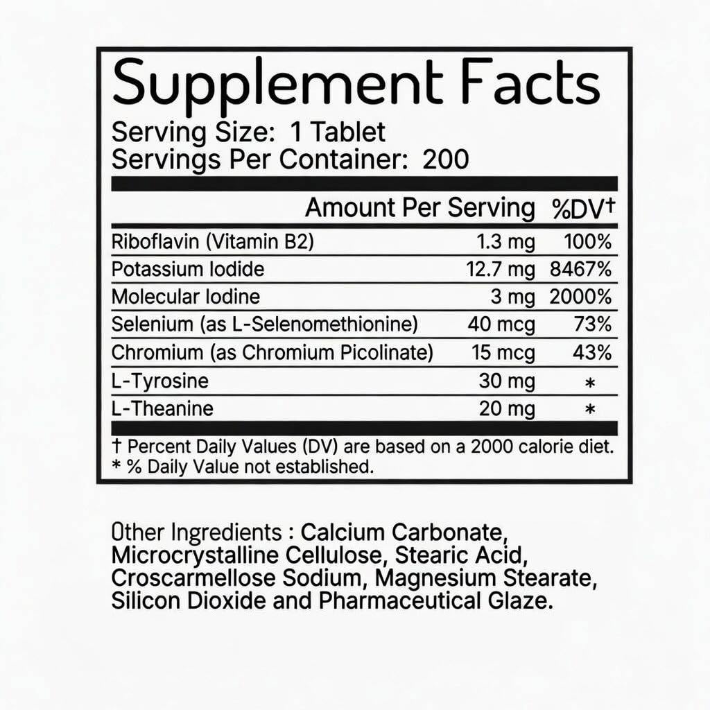 iodine supplement with selenium benefits