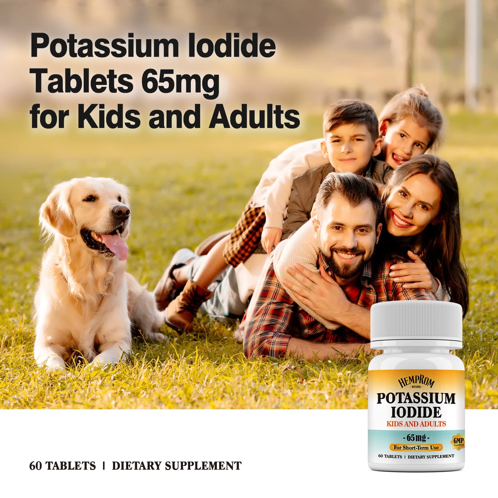 Iodine tablets for balanced nutrition