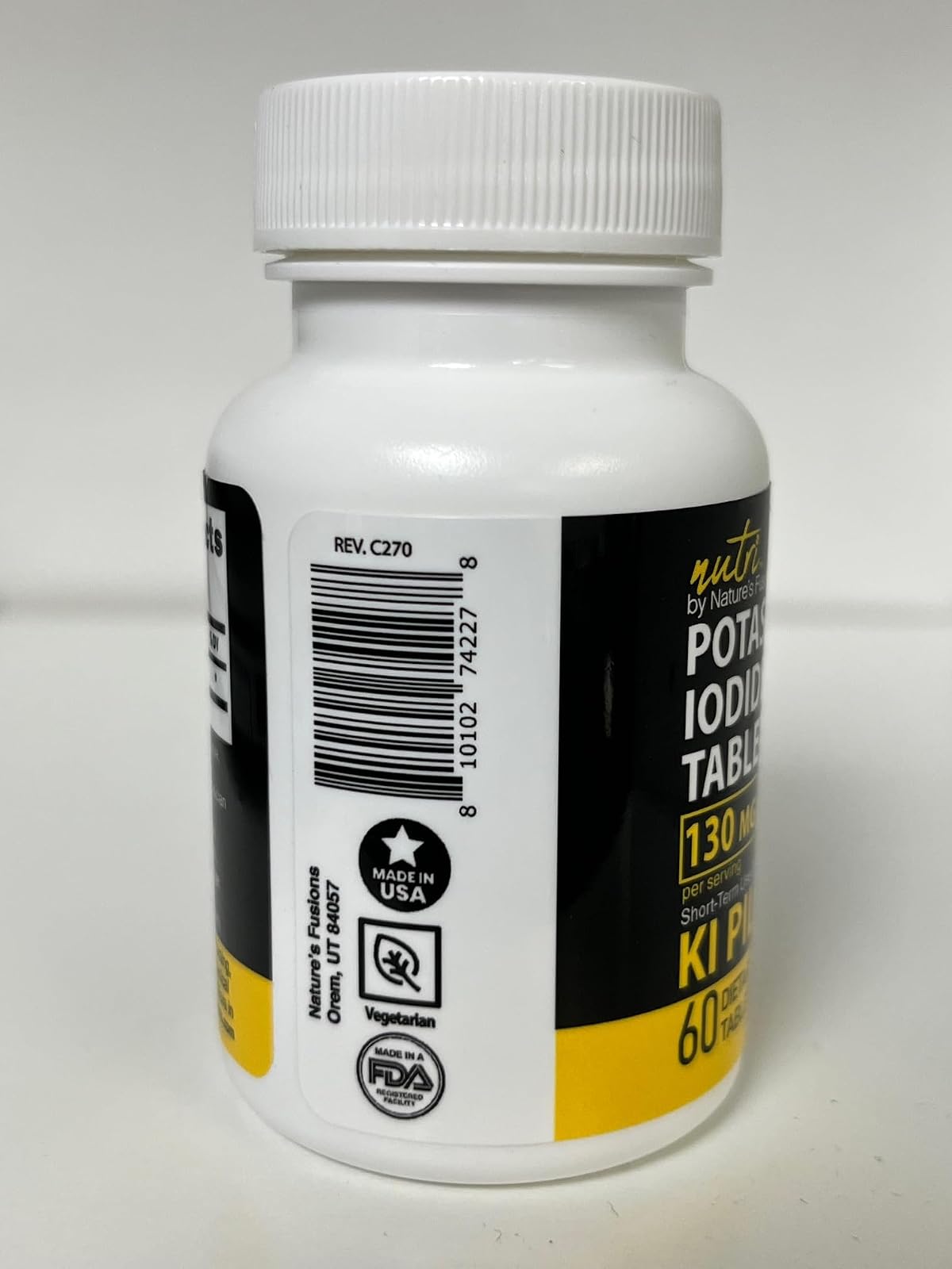 Iodine tablets for daily mineral intake