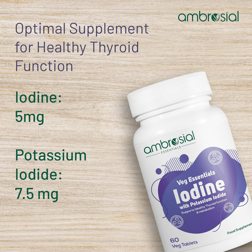 Iodine tablets for overall health maintenance