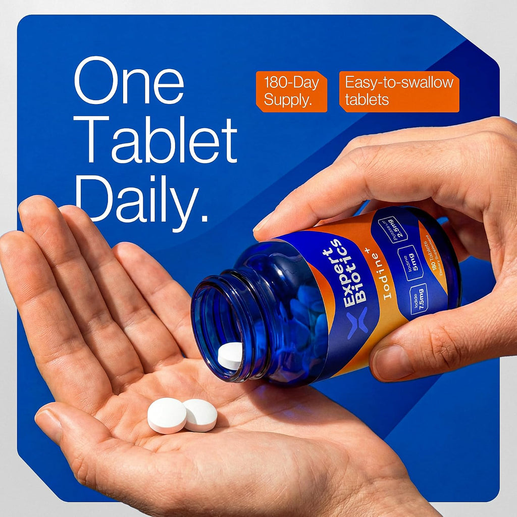 Iodine tablets for overall wellness