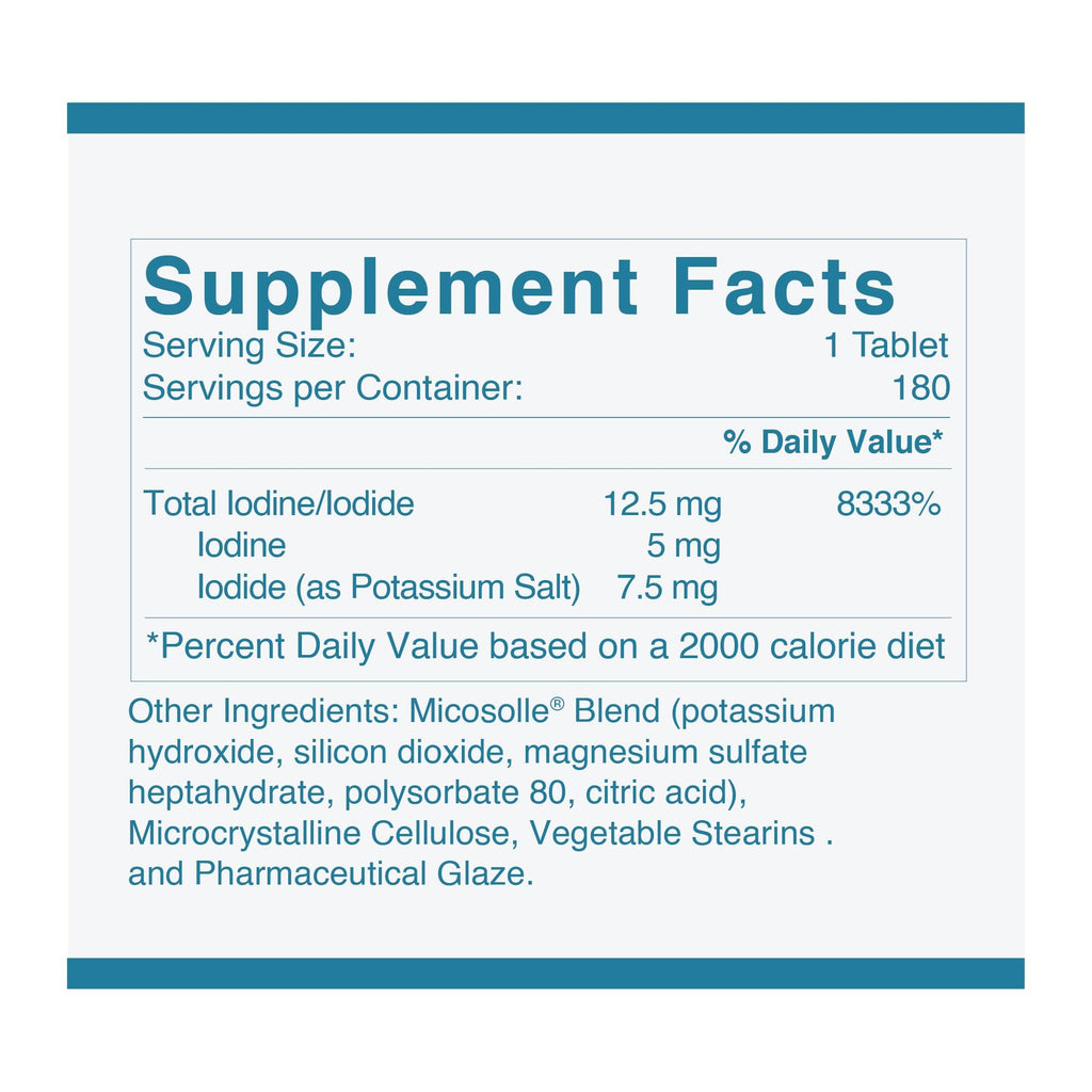 iodine tablets with potassium iodide