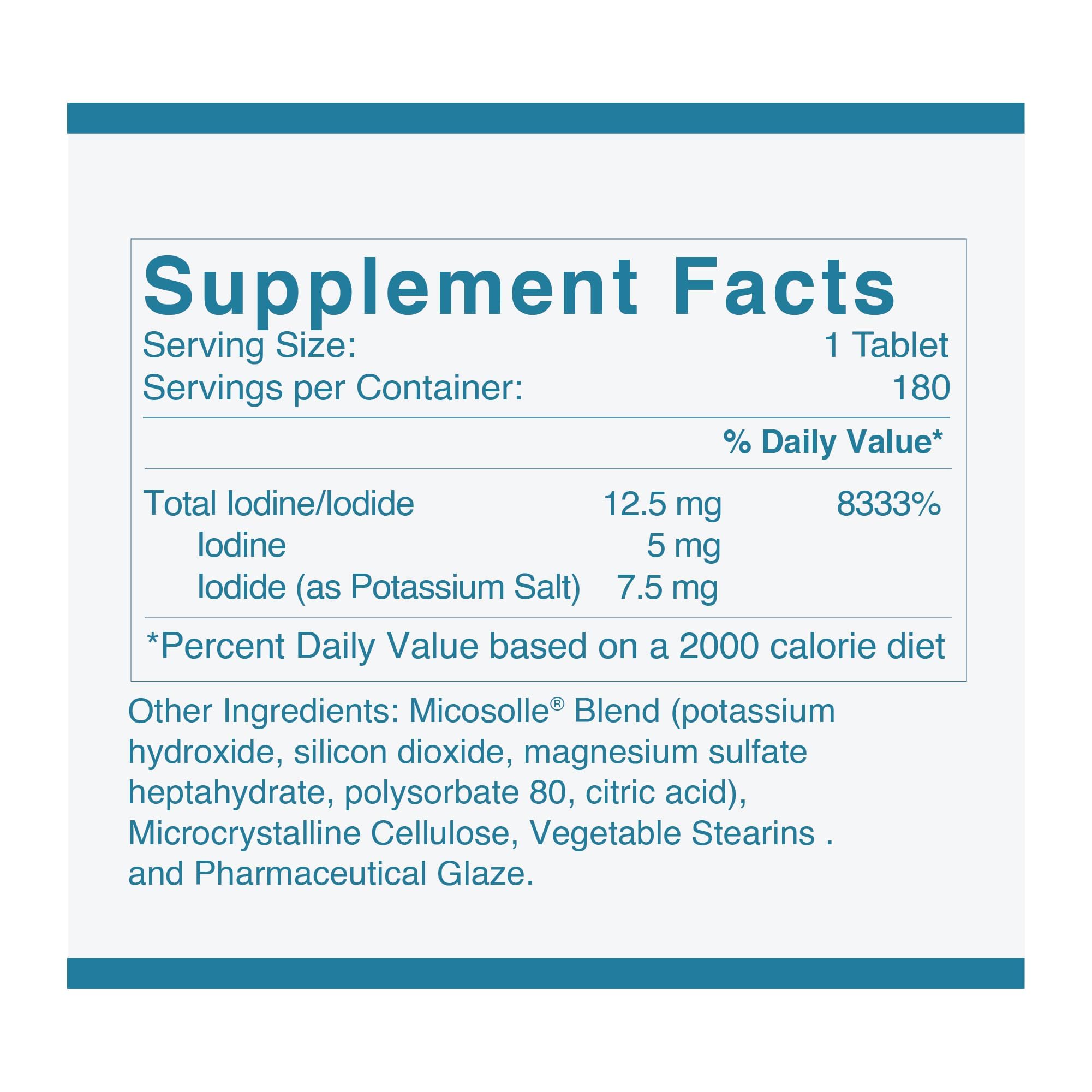 iodine tablets with potassium iodide