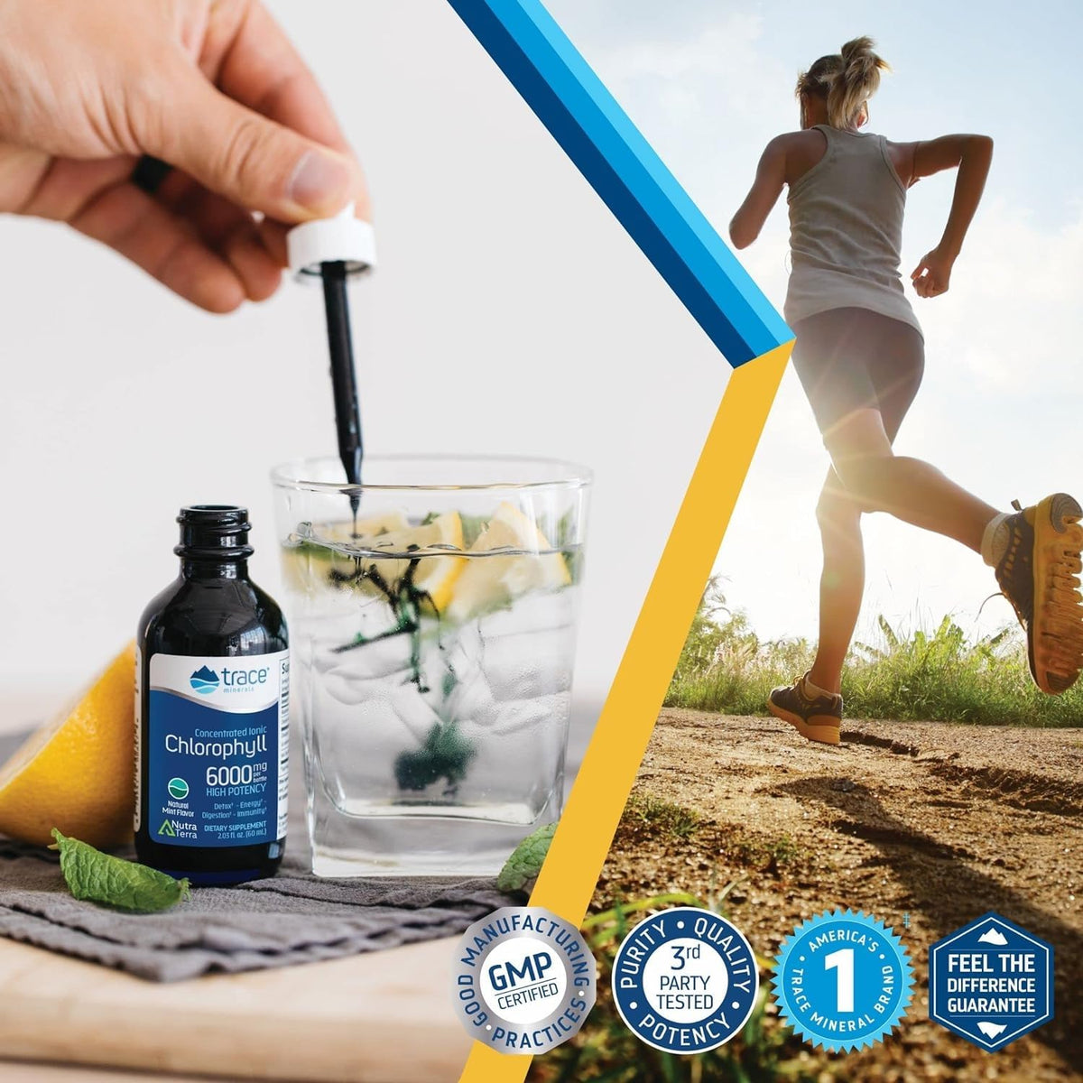Ionic chlorophyll for detox support