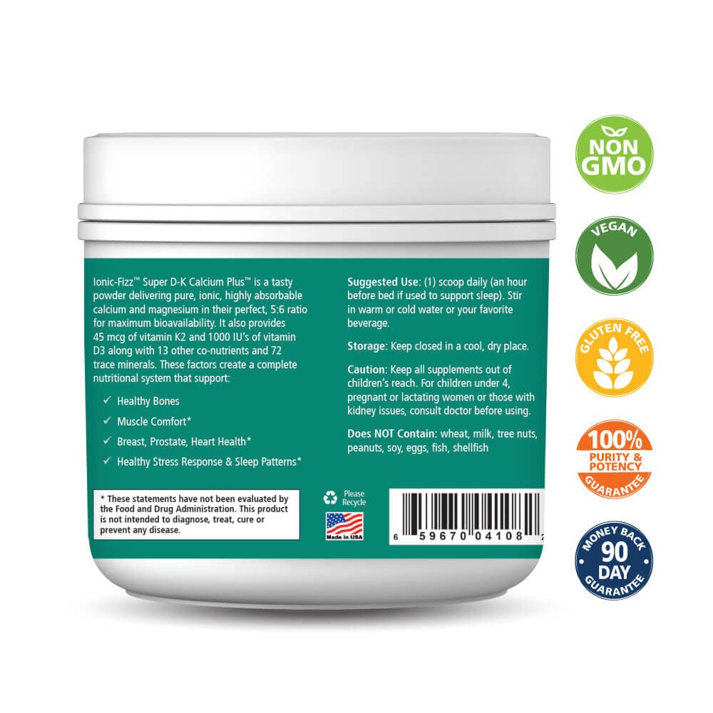Ionic Super D-K calcium benefits