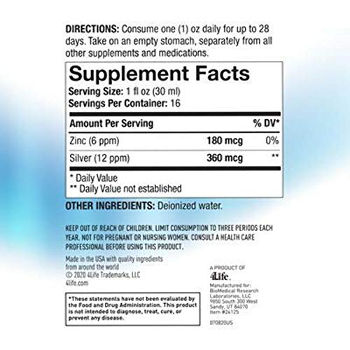 ionic zinc for enhanced wellness