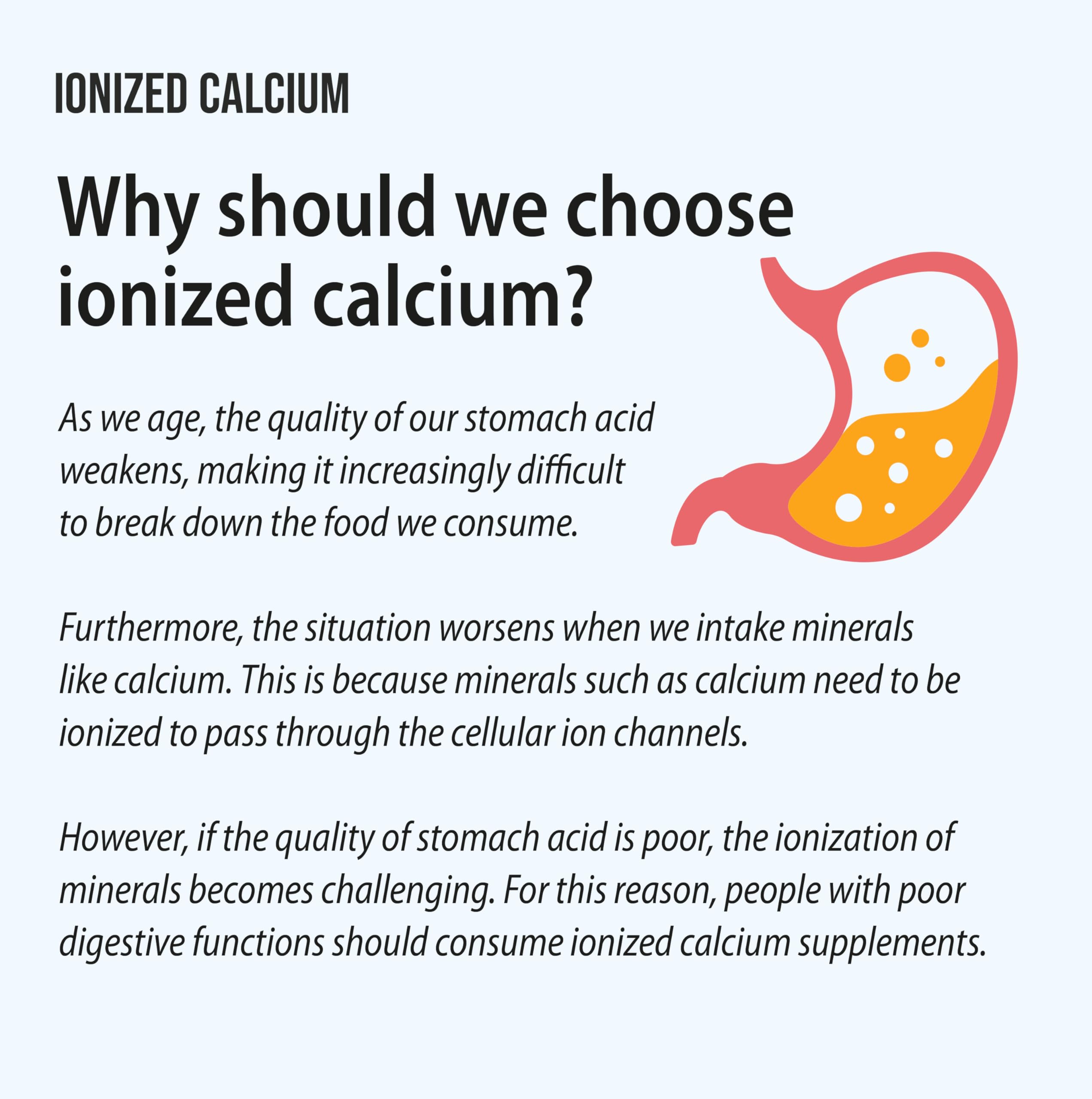 ionized calcium powder sticks