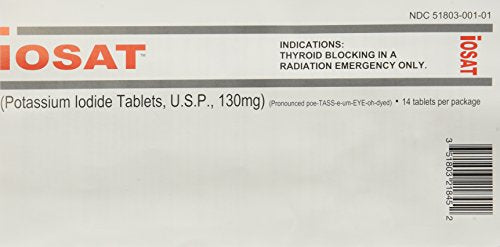IOSAT potassium iodide for radiation protection