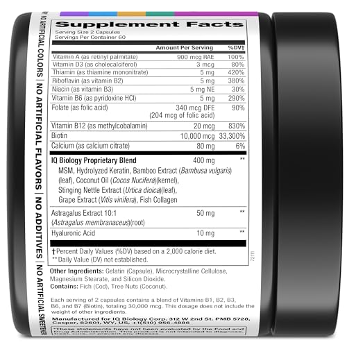 IQ BIOLOGY biotin for wellness