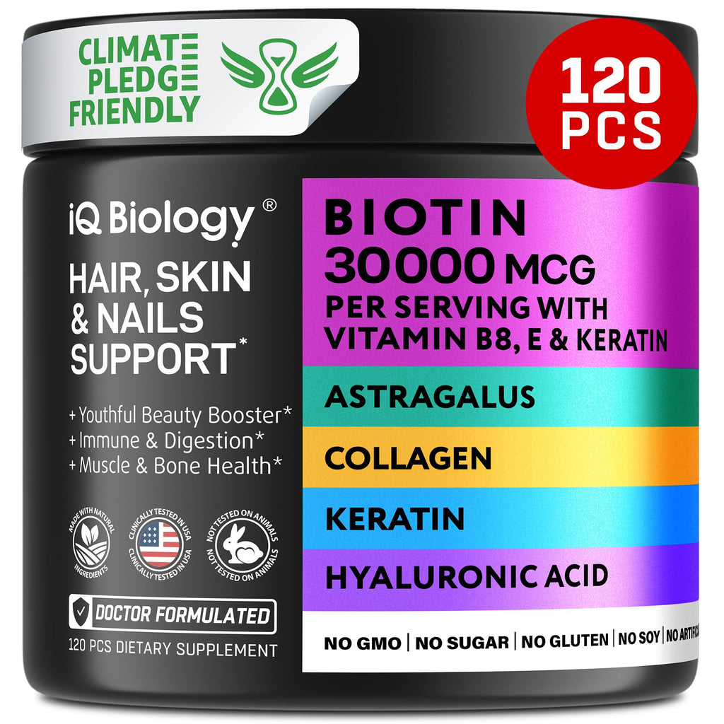 IQ BIOLOGY hair vitamins for growth