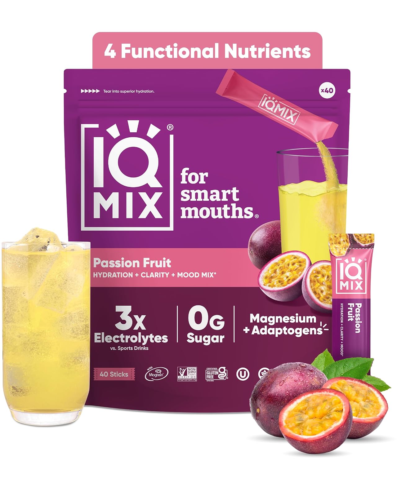 IQMIX electrolyte powder for hydration