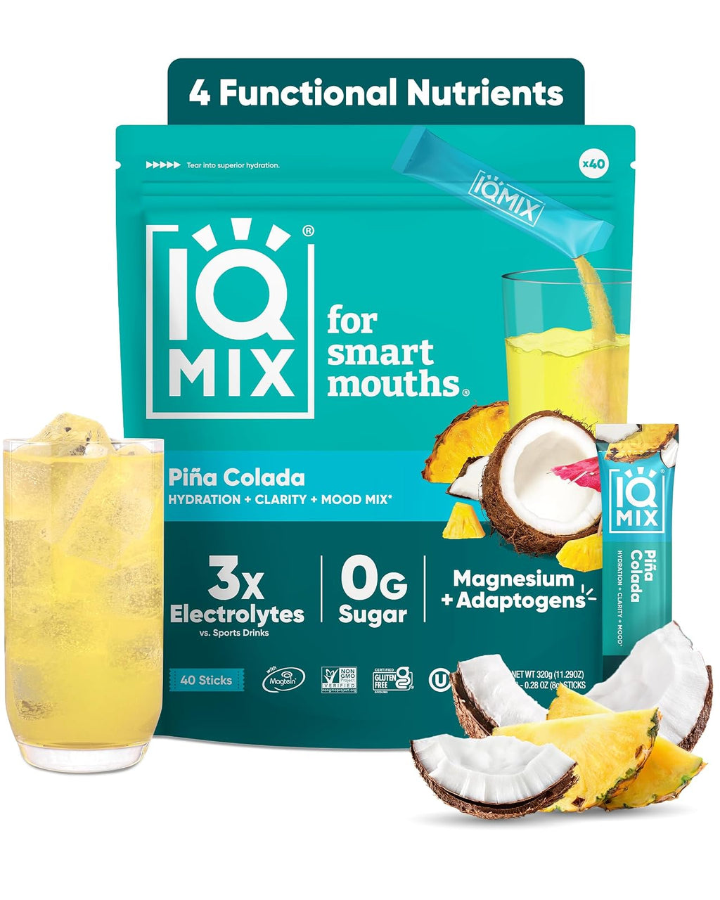IQMIX electrolyte powder for hydration