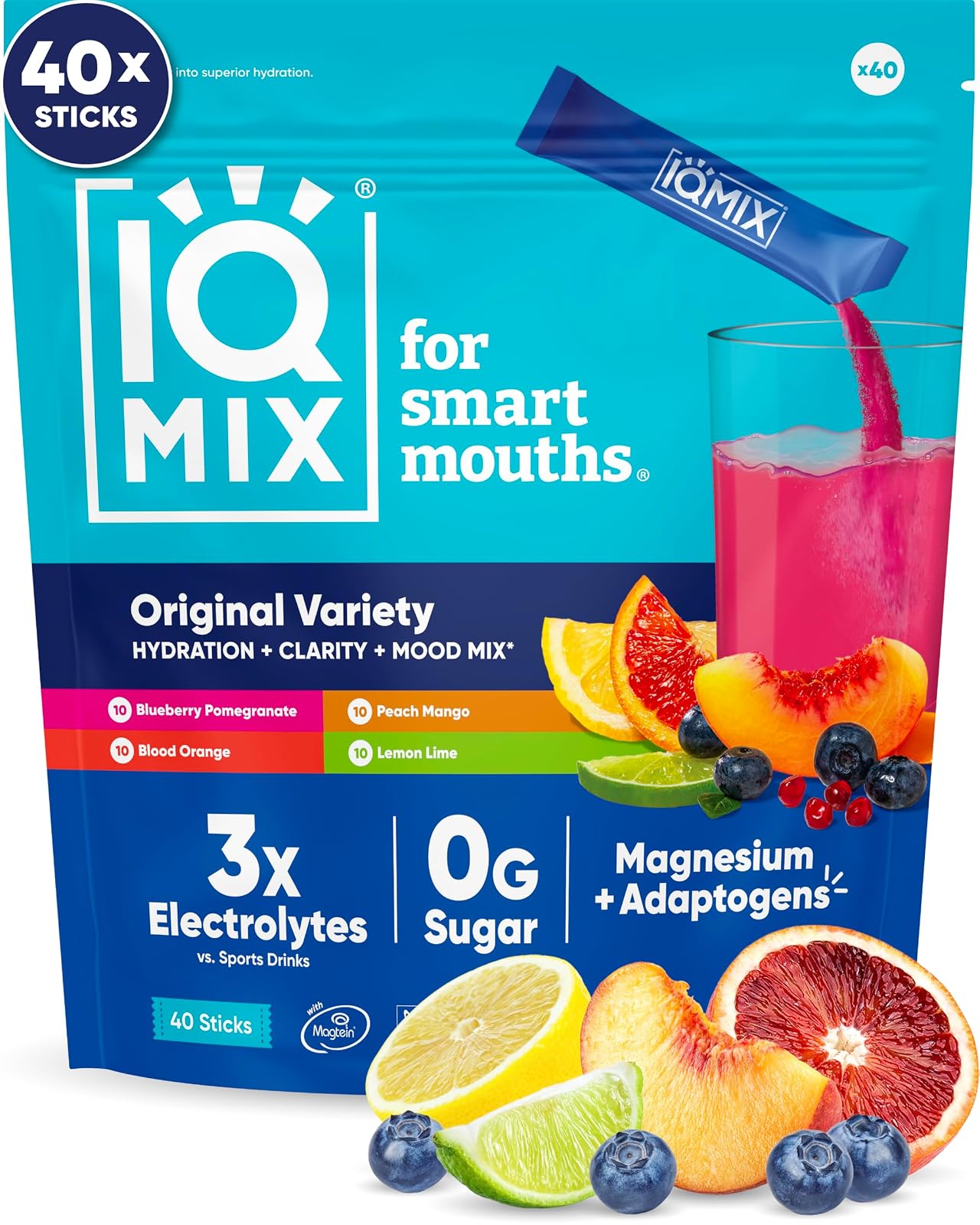 IQMIX electrolytes powder for hydration