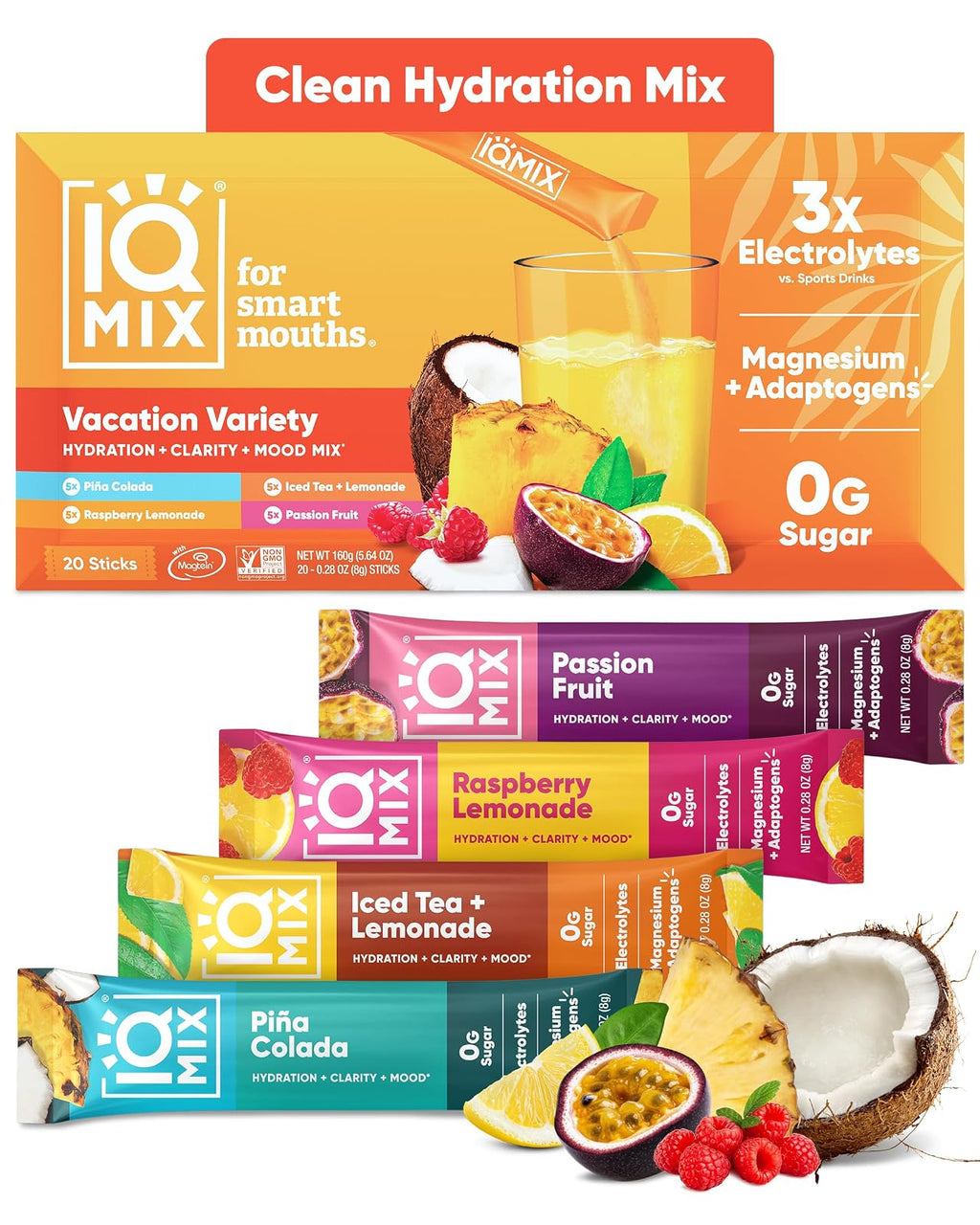 IQMIX hydration electrolytes for travel