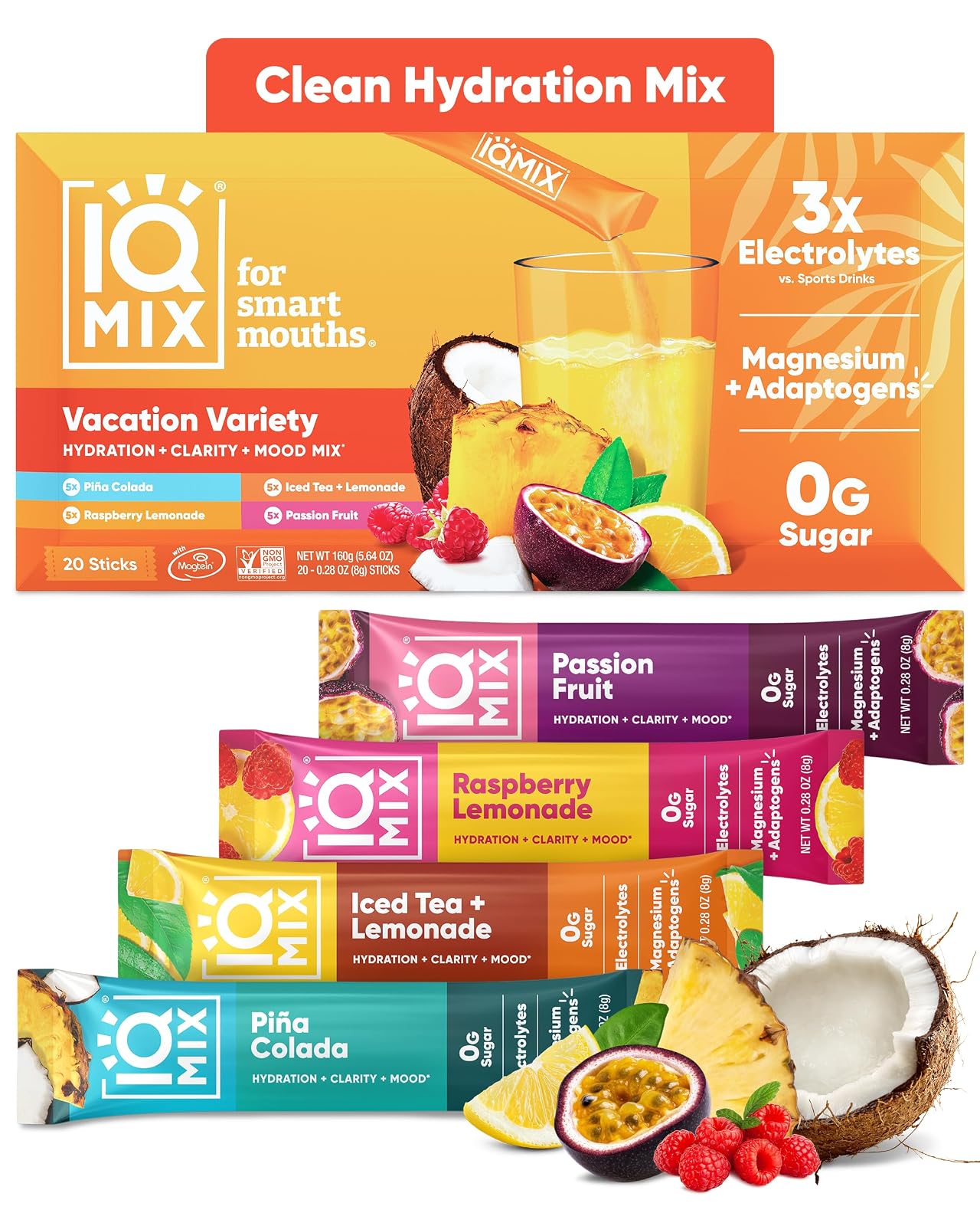 IQMIX hydration electrolytes for travel