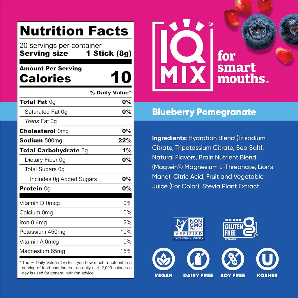 IQMIX hydration powder with essential minerals