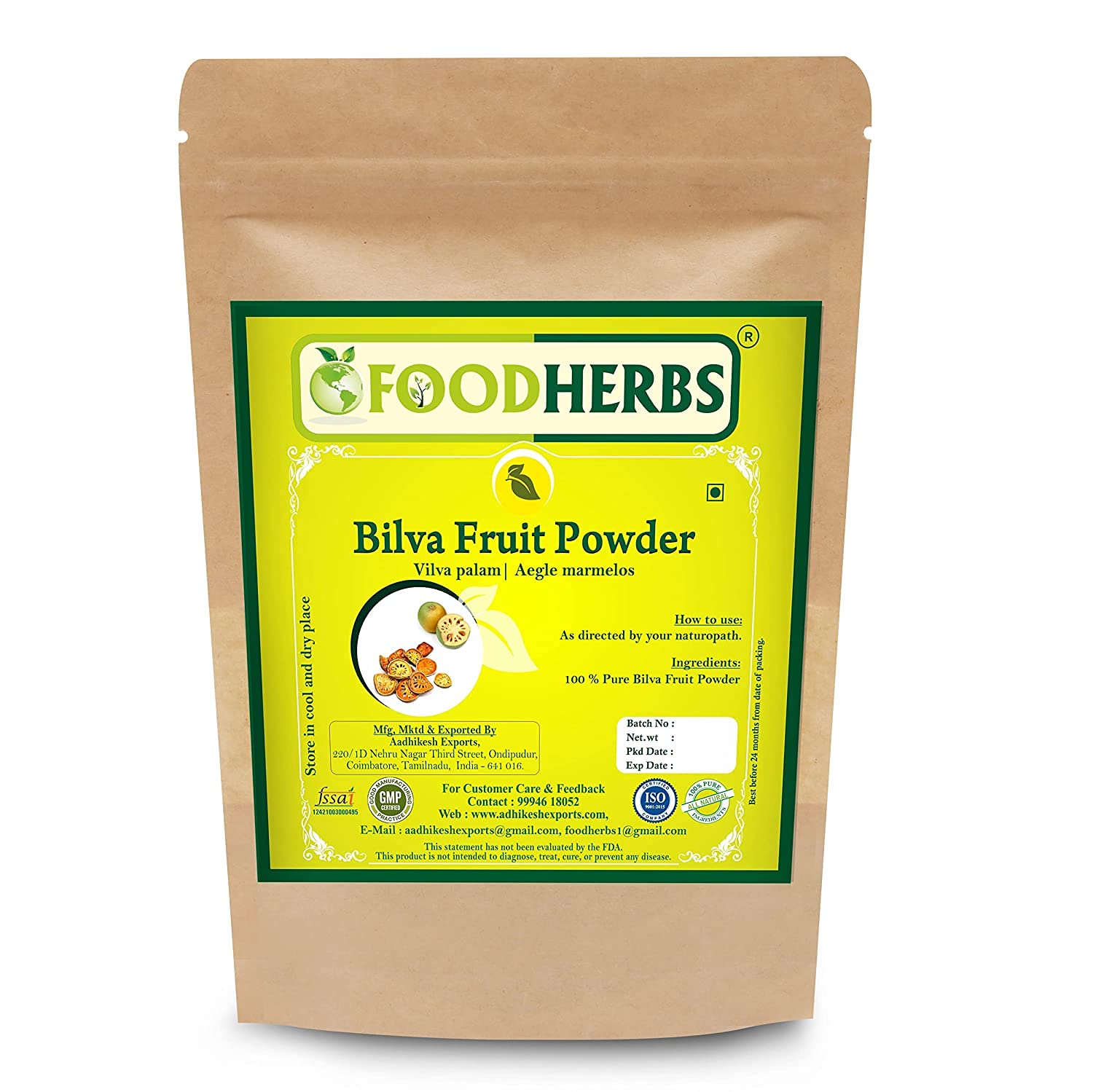 Iqra Bilva fruit powder benefits
