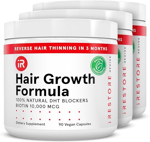 iRestore hair growth supplement capsules