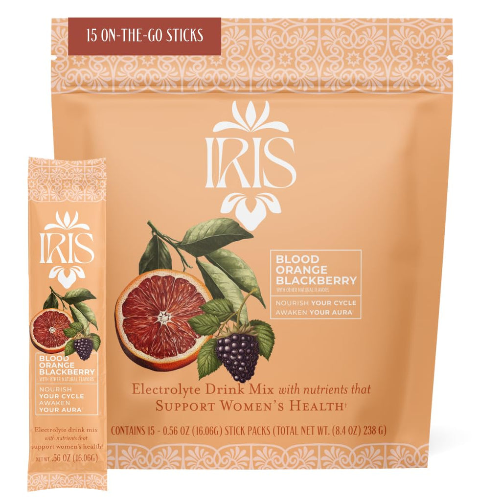 Iris electrolyte drink mix packets