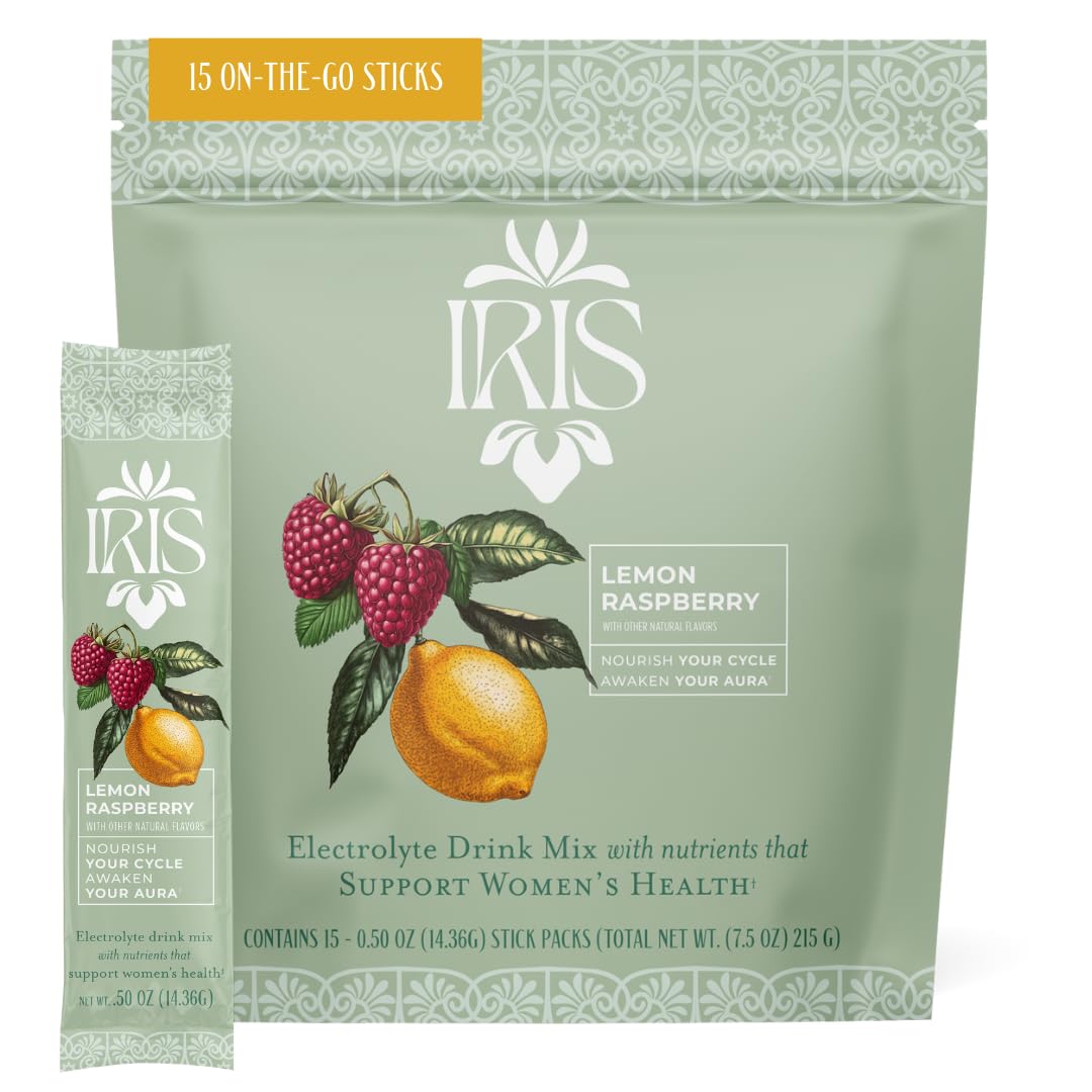 Iris electrolyte drink mix packets