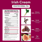 Irish cream flavour herbal tea bags