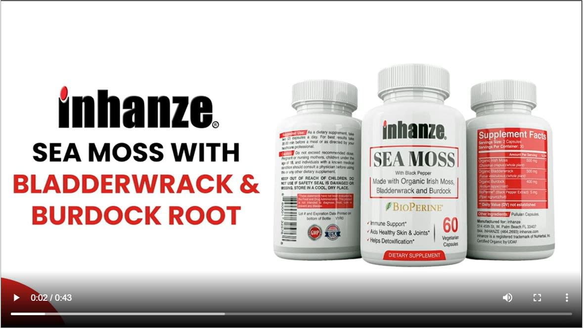 Irish moss for energy boost