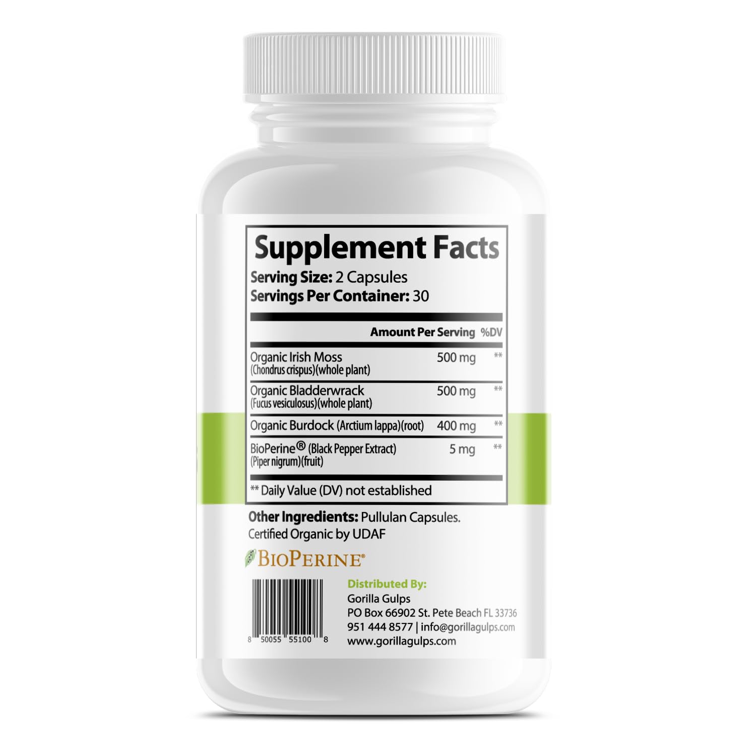 Irish moss health benefits capsules