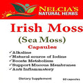 Irish Sea Moss blended vitamin capsules for wellness