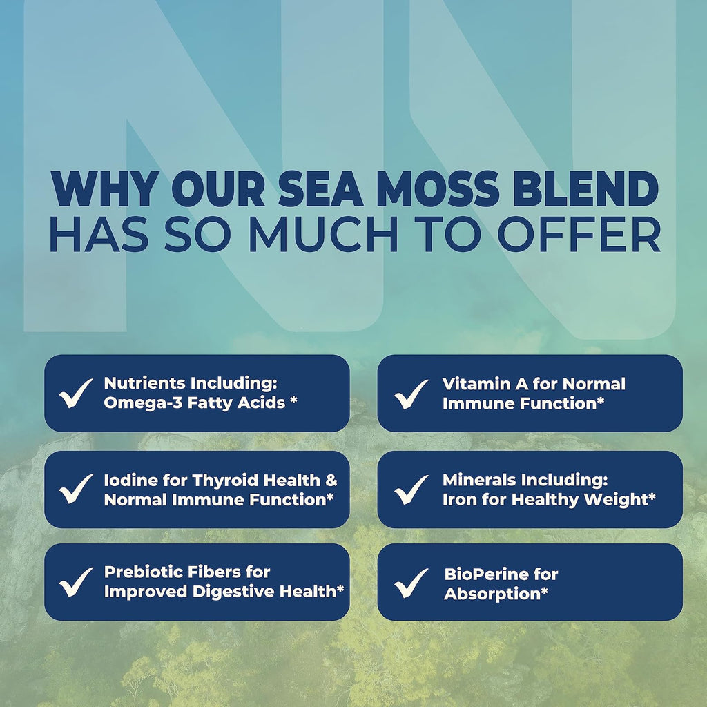 Irish sea moss capsules for digestion