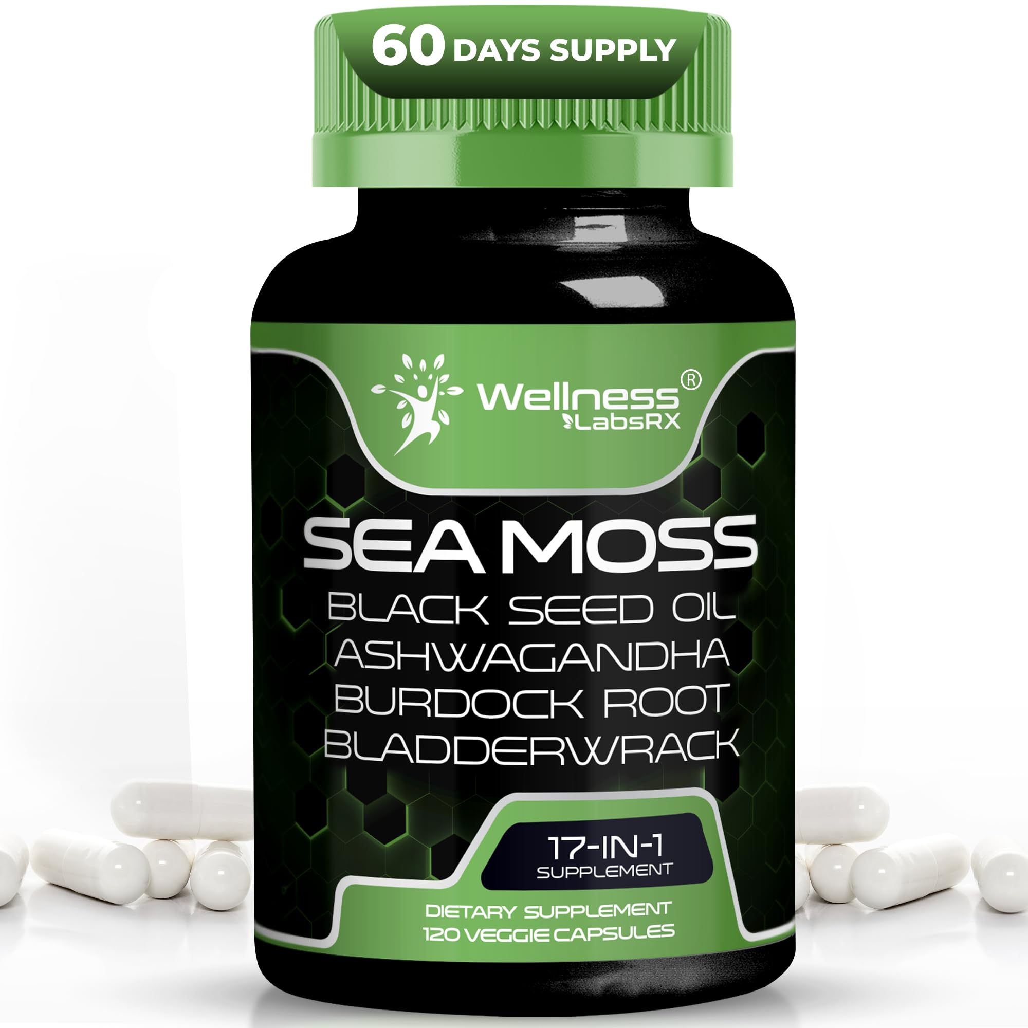 Irish Sea Moss capsules for immunity