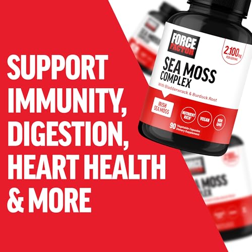 Irish Sea Moss capsules for nutrient absorption