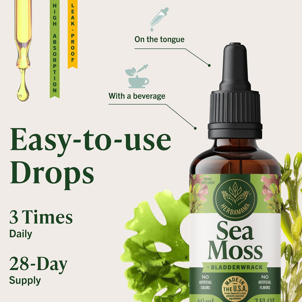 Irish Sea Moss Drops for wellness
