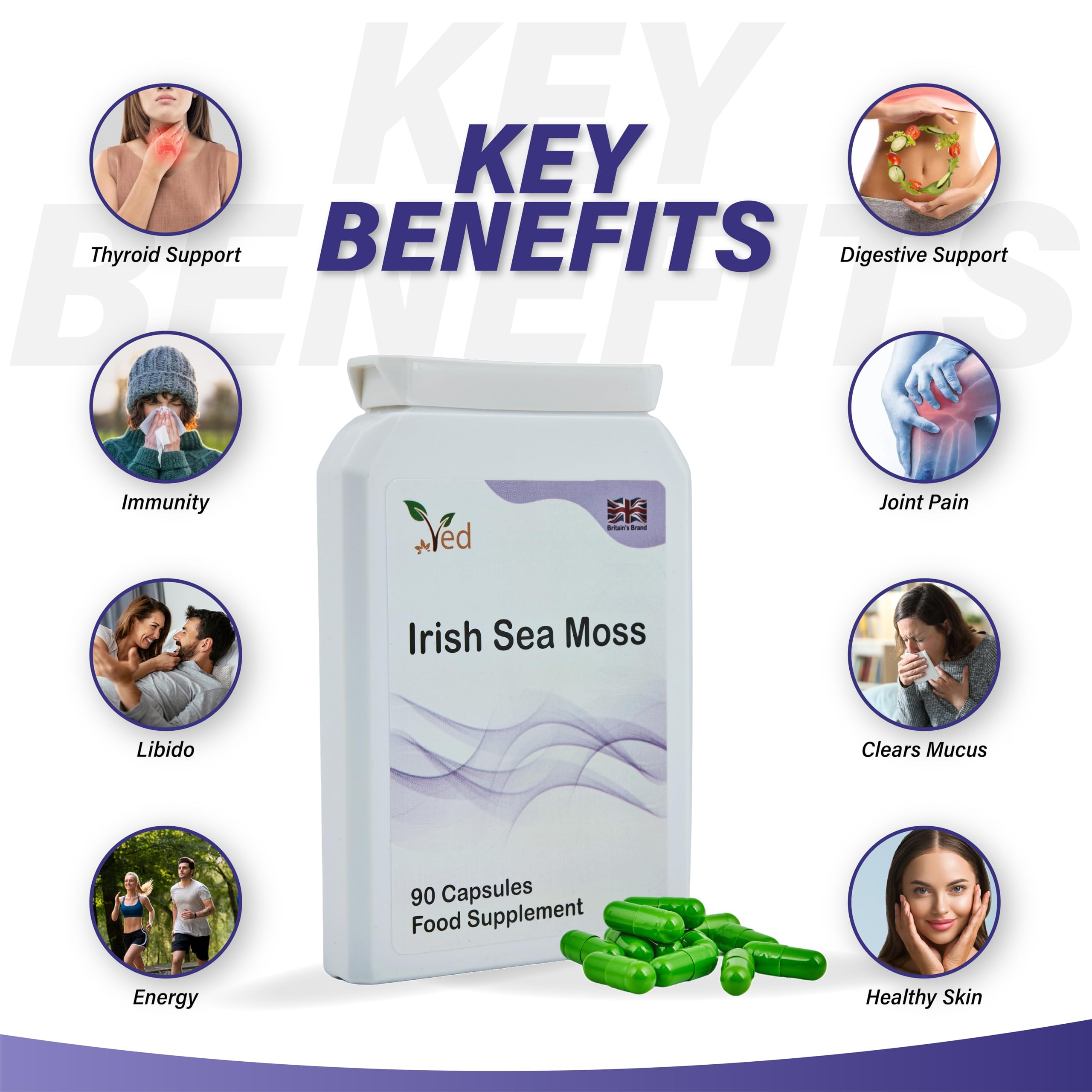 Irish sea moss for energy