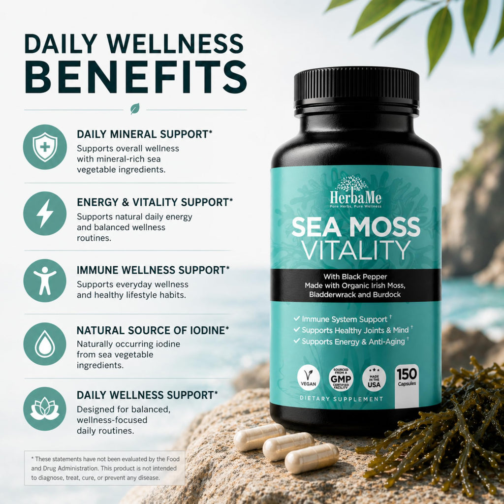 Irish sea moss for enhanced health