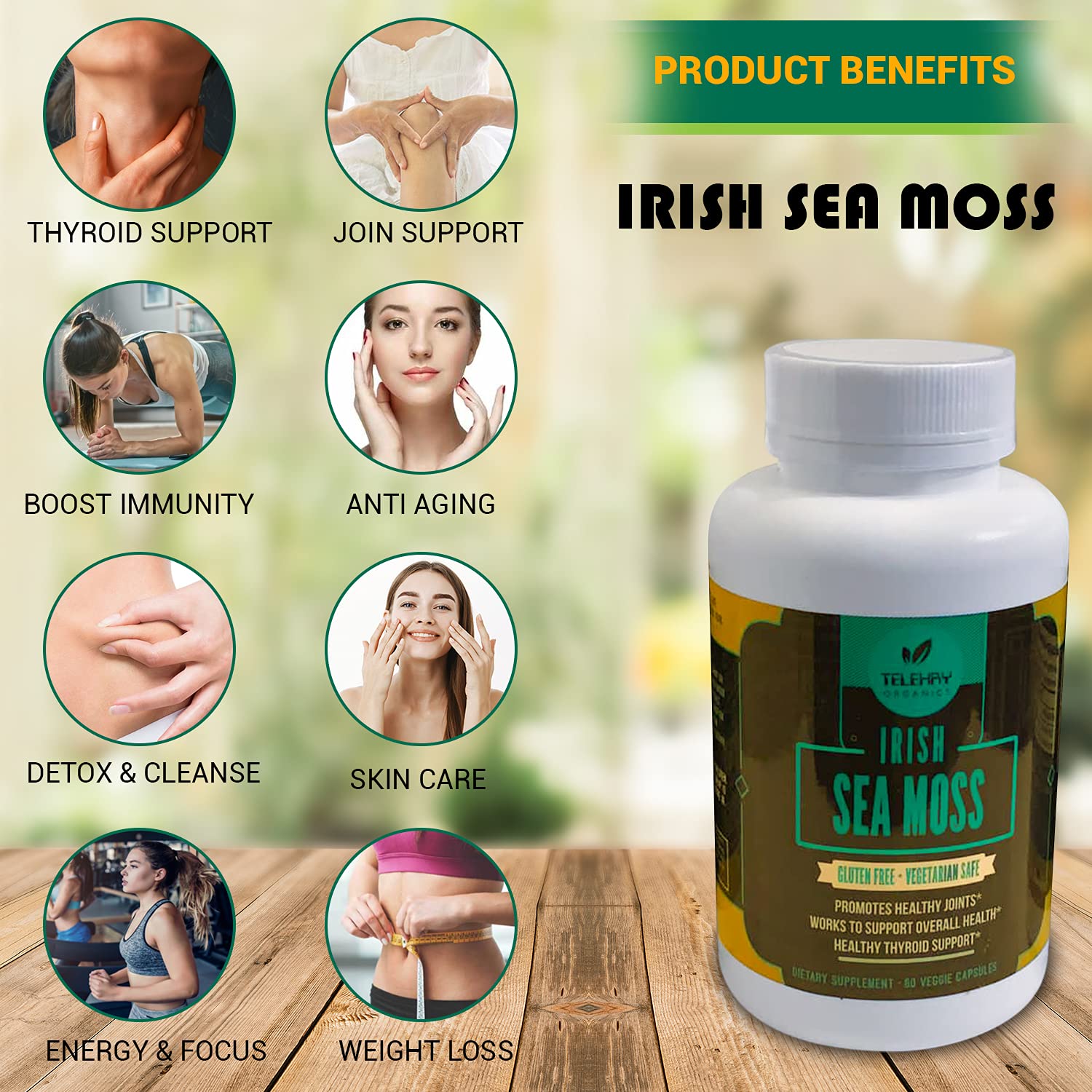Irish sea moss for immune health